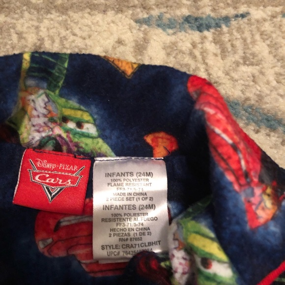 Disney | Pajamas | Disney Cars 2 Piece Button Down Pajamas 24m | Poshmark